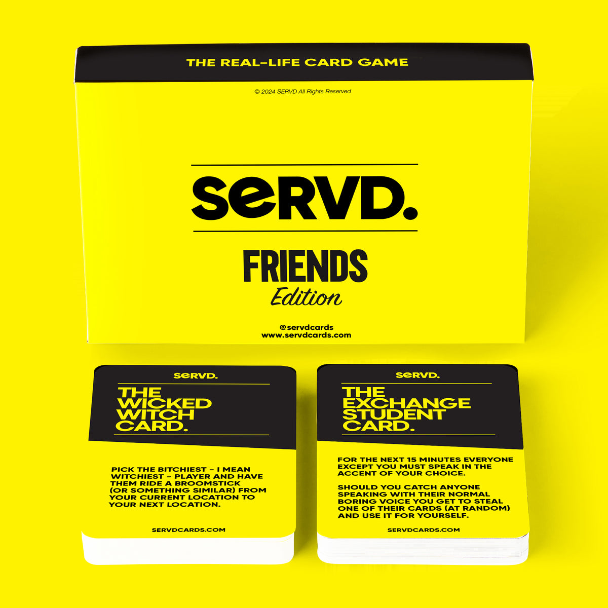 FRIENDS – SERVD CARDS