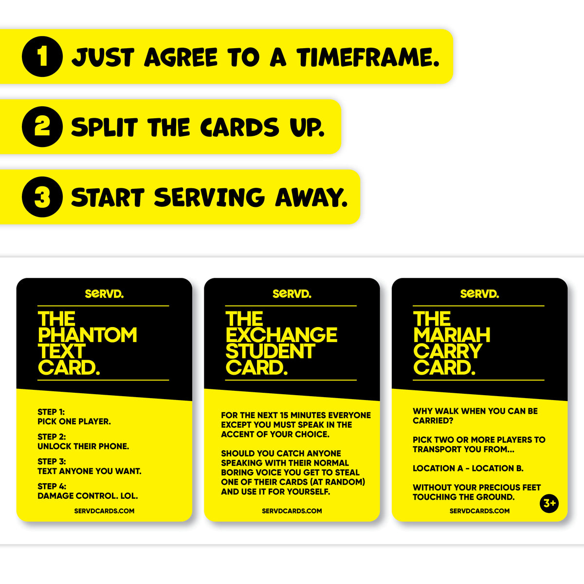 FRIENDS – SERVD CARDS